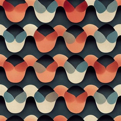Premium AI Image Abstract AI Generated Illustration Of Seamless Pattern Background