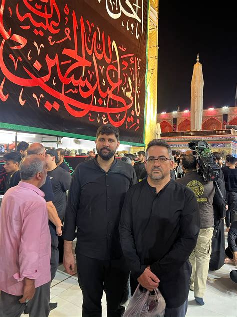 مهندس حسین ضیایی در پیاده روی اربعین 1403 گروه بازرگانی ضیایی