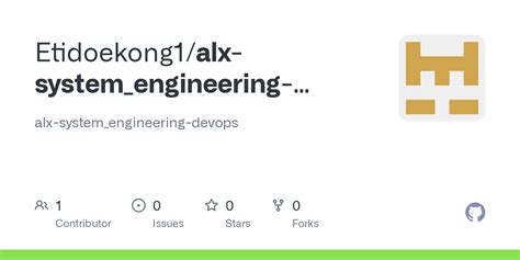 Github Etidoekong1alx Systemengineering Devops Alx System
