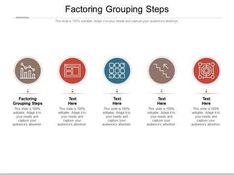 Factoring Grouping Steps Ppt Powerpoint Presentation Show Demonstration Cpb Powerpoint