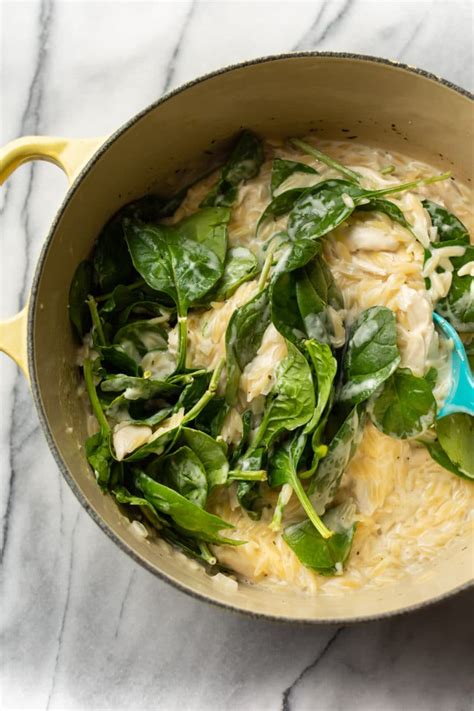 Lemon Chicken Orzo • Salt And Lavender