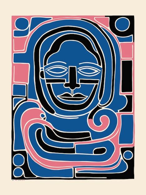 Modern Aesthetic Vector Art Print Premium Ai Generated Vector