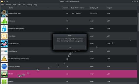 Getting This When Trying To Use Vulkan On Linux Does Anyone Know What