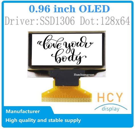 Versatile 128x64 Resolution 0 96 Inch Oled Display For Various Applications Oled Display And