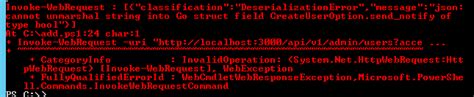 can t create user using the api · issue 4509 · go gitea gitea · github
