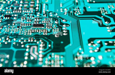 Circuit Board With Electrons Tech Service Motherboard Electronic