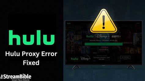How To Fix Hulu Proxy Error With Easy Steps In Updated November