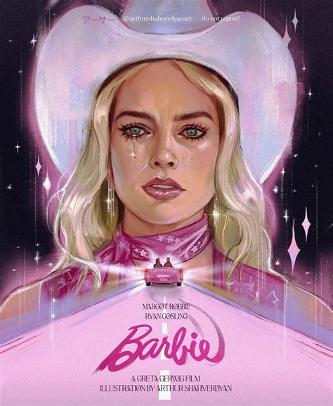 Barbie Movie Poster Art By Arthur Shahverd Barbie Drawing Barbie Barbie Movies