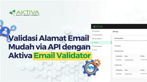 Validasi Email Melalui Api Untuk Integrasi Yang Lebih Mudah Pt Aktiva