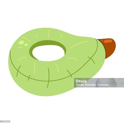 수영을 위한 팽창식 뜨 반지 수영장을 위한 바닷가 고무 구명 부표 여름 인명 구조원 구조 튜브 흰색 배경에 고립 된 평면 벡터 일러스트 레이 션 개체 그룹에 대한 스톡 벡터