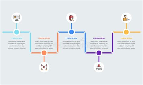 Vector Infographic Timeline With Icons Stock Vector Illustration Of Future Teamwork 274788352