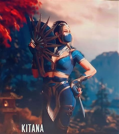 Anime Girl Drawings Anime Artwork Character Sketch Game Character Kitana Cosplay Konoha