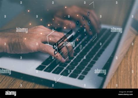 Data Protection And Internet Security Concept User Typing Login And