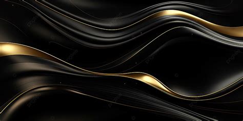 추상 검정색과 금색 파도 추상적인 배경 검은색 배경 일러스트 및 사진 무료 다운로드 Pngtree
