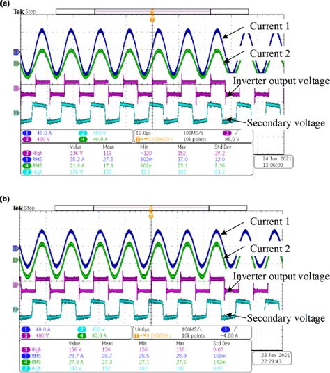 Experimental Waveforms A Using The Traditional Compensation Method
