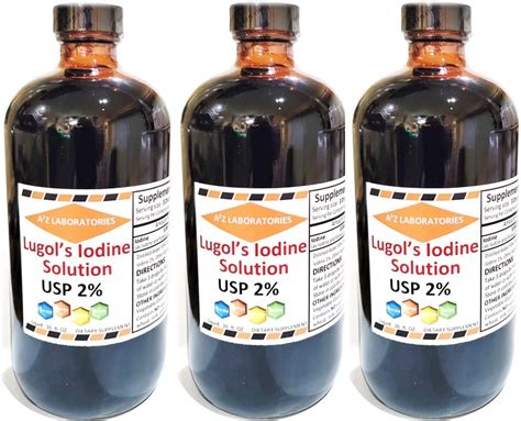 A2z Organic Lugols Iodine And Potassium Iodide 2 Solution