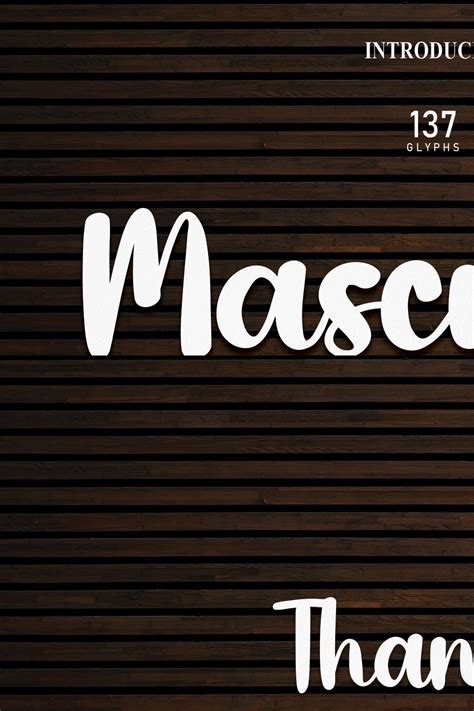 Masculine Script Font Masterbundles