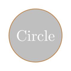 TikZ Shapes Circle TikZBlog