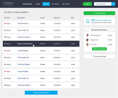 Crm Ux Ui For New Startup Behance