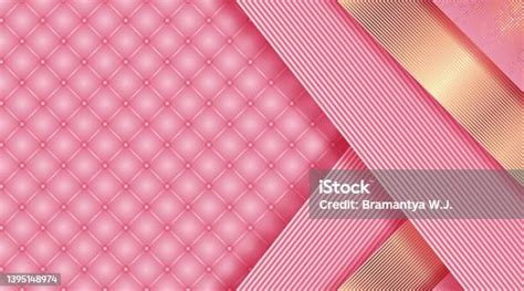 3d 추상스타일 배경의 럭셔리 한 귀여운 라이트 핑크 쉐이드 로얄 파티 가죽 감촉 장식 배경 디자인 현대 디럭스 템플릿으로 일러스트 창백한 장미 색상 가죽에 대한 스톡 벡터