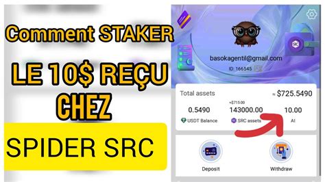 SPIDER SRC COMMENT STAKER LE 10 DOLLARS CADEAU YouTube