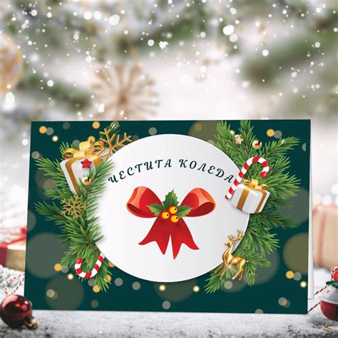 Коледна картичка Дядо Коледа Писмо от Дядо Коледа за деца