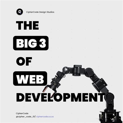 Cipher Code Lets Talk About The Big 3 In The Web Dev