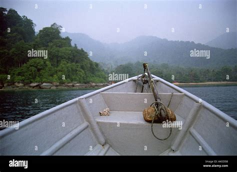 River Boat To Taman Negara Stock Photo Alamy
