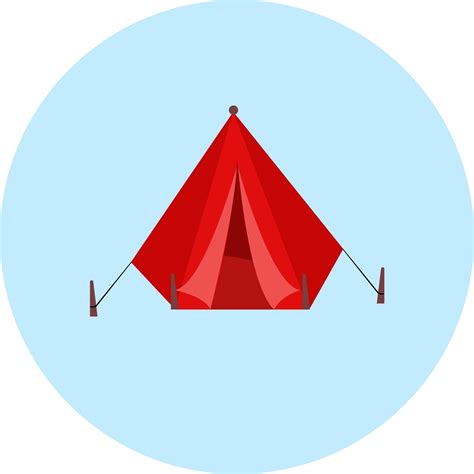Camping Tent Illustration Vector On A White Background 12270262 Vector Art At Vecteezy