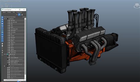Hotrod Small Block Engines 3d Model By Veaceslav Condraciuc