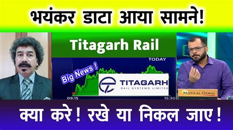 Titagarh Rail Systems Latest News Buy Or Not Titagarh Rail Systems Stock Analysis Target