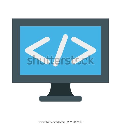 programming vector flat icon personal commercial stock vector royalty