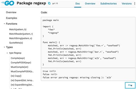 X Pkgsite Examples Missing Playground Links Issue Golang Go GitHub