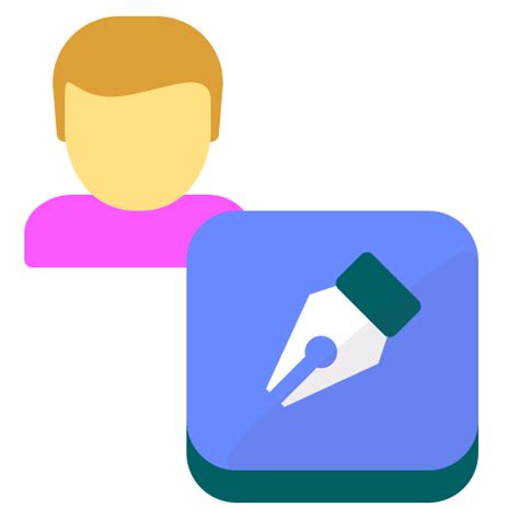 Pencil Pen Person User Avatar Emoticons Icons