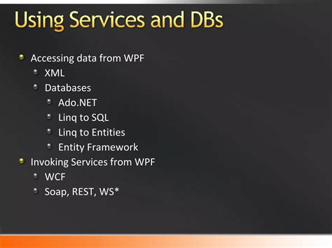 Msdn Unleashed Wpf Demystified Ppt