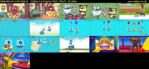 Alphablocks Cbeebies 2020 08 14 0825