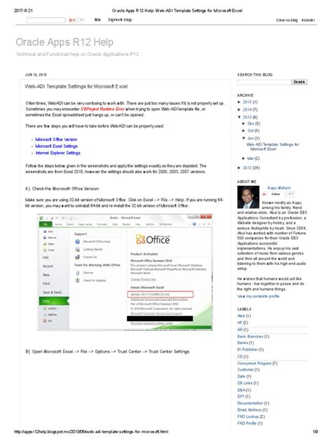 oracle apps r12 help web adi template settings for microsoft excel