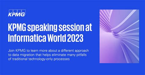 Jeff Gilmore On Linkedin Plan To Attend Kpmg Powered Data Migration Enabled By Informatica