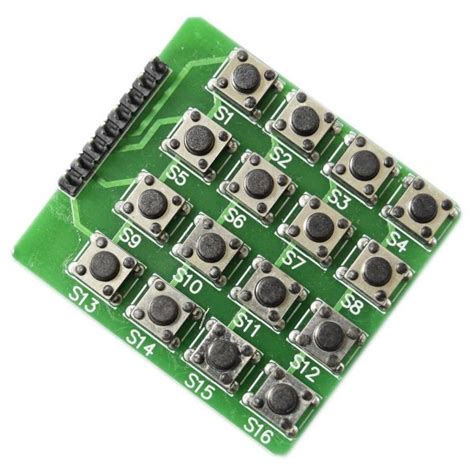 現貨 4x4微動開關矩陣鍵盤模組 16 外擴鍵盤模組 蝦皮購物