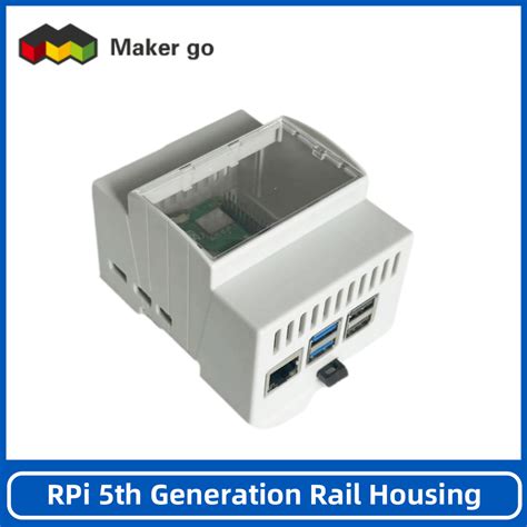 ♚raspberry Pi 5th Generation Rail Housing Raspberry Pi 5 Can Be