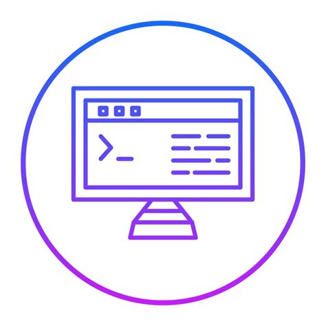 Premium Vector Command Line Vector Illustration