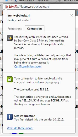 Ssl Why Does Chrome On 1 Computer Say My Certificate Is Invalid