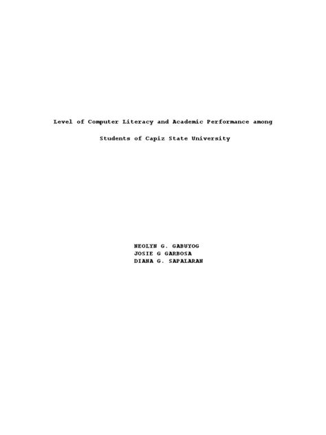 Thesis 1 Download Free Pdf Literacy Cognition