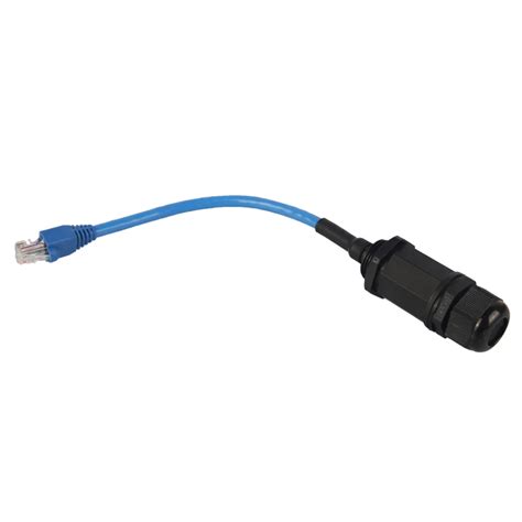 Ip68 Ethernet Lan Huzal Rj45 Vízálló Csatlakozó Gyorsan Csatlakoztatott Pajzs Kábel 25 Mm Es