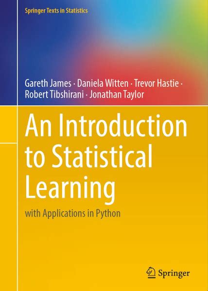 An Introduction To Statistical Learning With Applications I купить с доставкой по выгодным