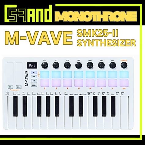 Jual Mvave Midi Controller Keyboard 25 Key M Vave Smk 25 Ii Smk 25 Ii Mvave Midi Pad Rgb Drum