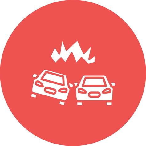 Collision Glyph Circle Icon 16043944 Vector Art At Vecteezy
