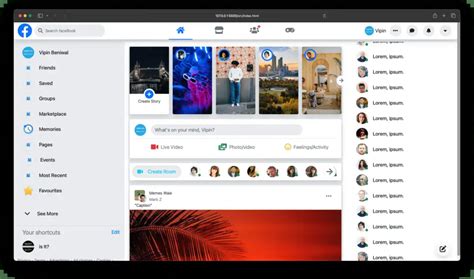Facebook Clone Using Html Css And Js With Source Code Codewithcurious
