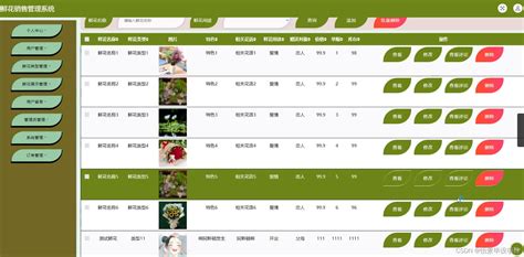 鲜花销售管理系统jspjavaspringmvcmysqlmybatis鲜花管理系统代码 Csdn博客