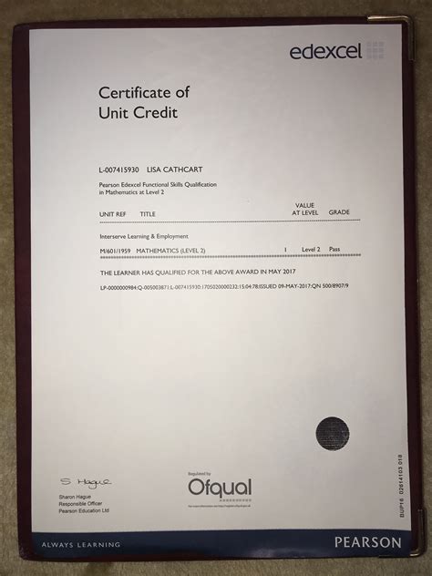 Pearson Edexcel Awards And Certificates At Elizabeth Burrows Blog